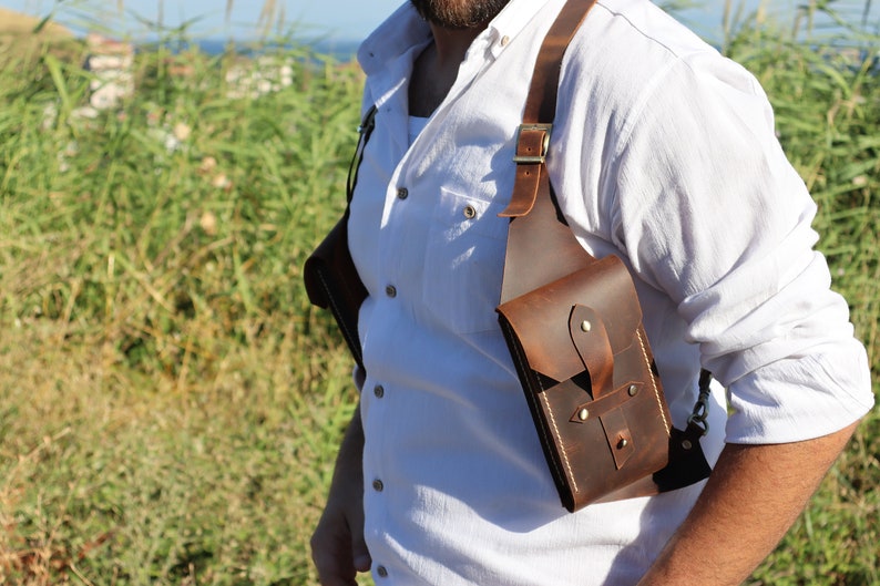 Leather Holster Bag, Holster Bag, Travel Bag, Shoulder Bag - Etsy