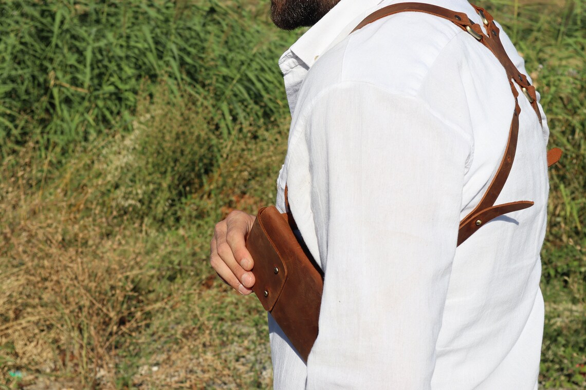 Leather Holster Bag, Holster Bag, Travel Bag, Shoulder Bag - Etsy