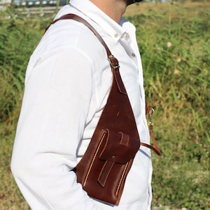 Leather Holster Bag, Holster Bag, Travel Bag, Shoulder Bag - Etsy