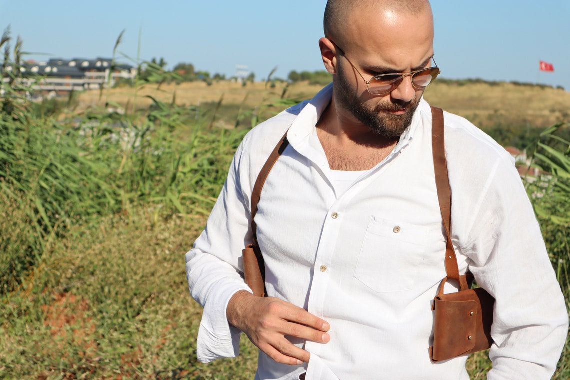 Leather Holster Bag, Holster Bag, Travel Bag, Shoulder Bag - Etsy