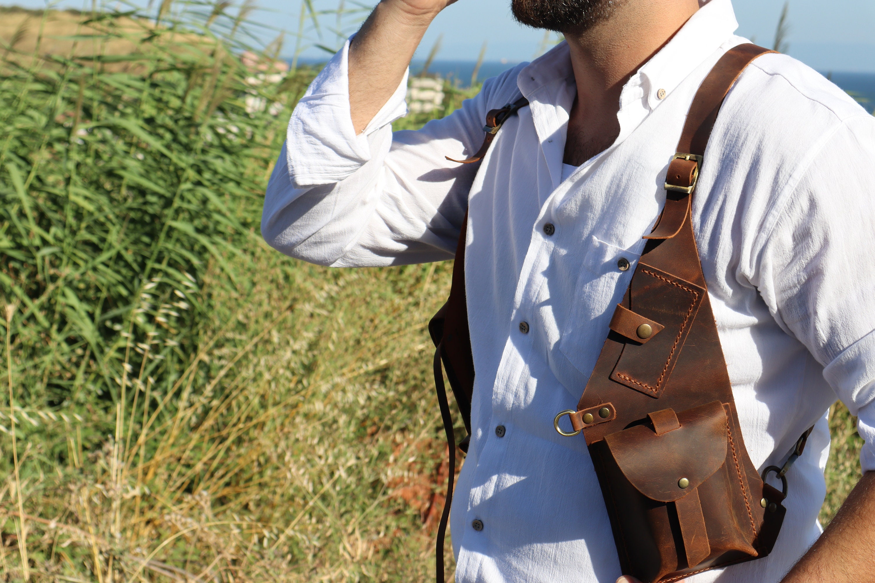 Leather Holster Bag, Holster Bag, Travel Bag, Shoulder Bag - Etsy