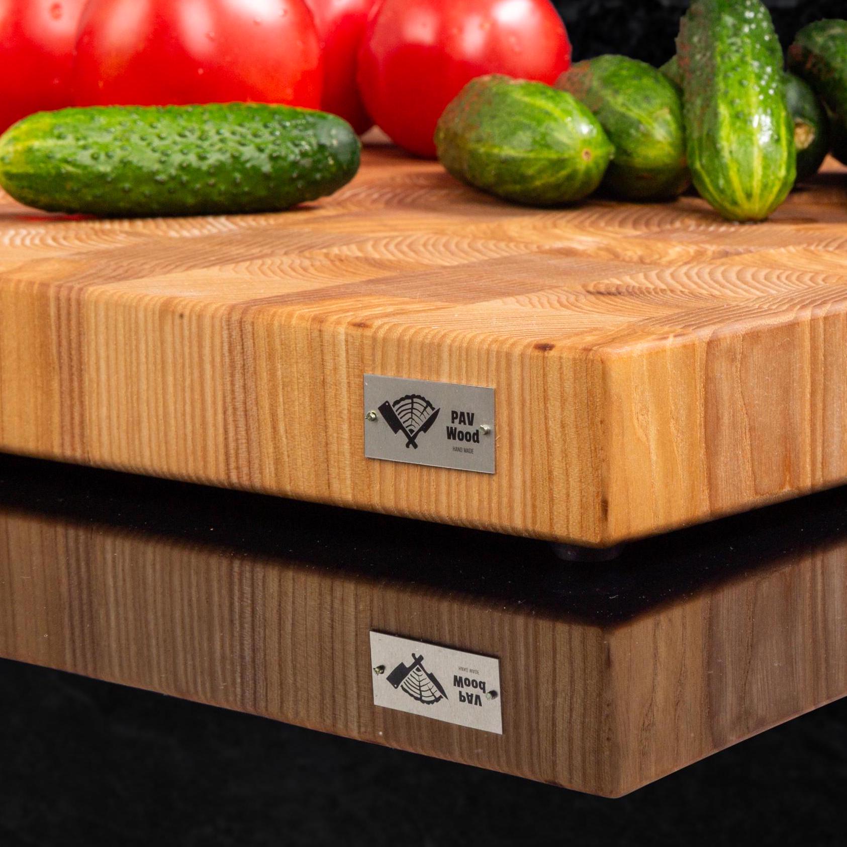 Large Ash End Grain Cutting Board, Custom Butcher Block Board ...