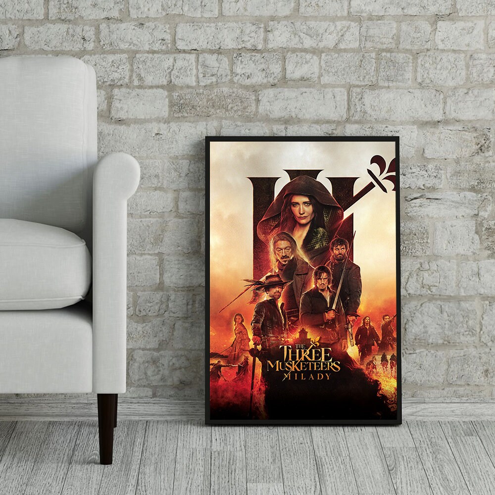 The Three Musketeers Milady 2023 Movie Poster, Cover Poster, Canvas ...