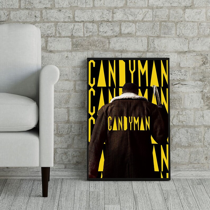 Candyman Movie Poster, Wall Decor, Space Decoration, Canvas Print, Fans ...