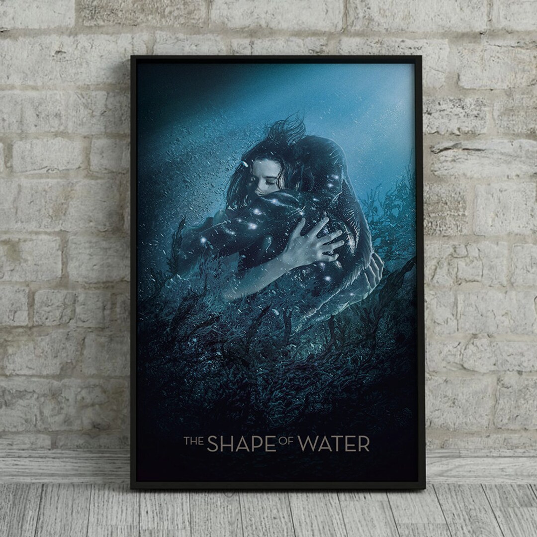 The Shape of Water Artwork Movie Poster, Cover Poster, Canvas Print ...