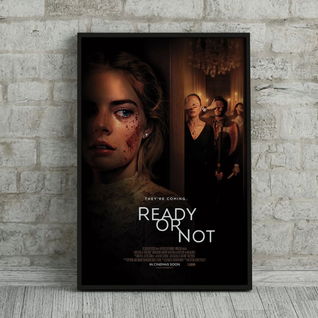 Ready or Not 2019 Movie Poster, Wall Decor, Space Decoration, Canvas ...