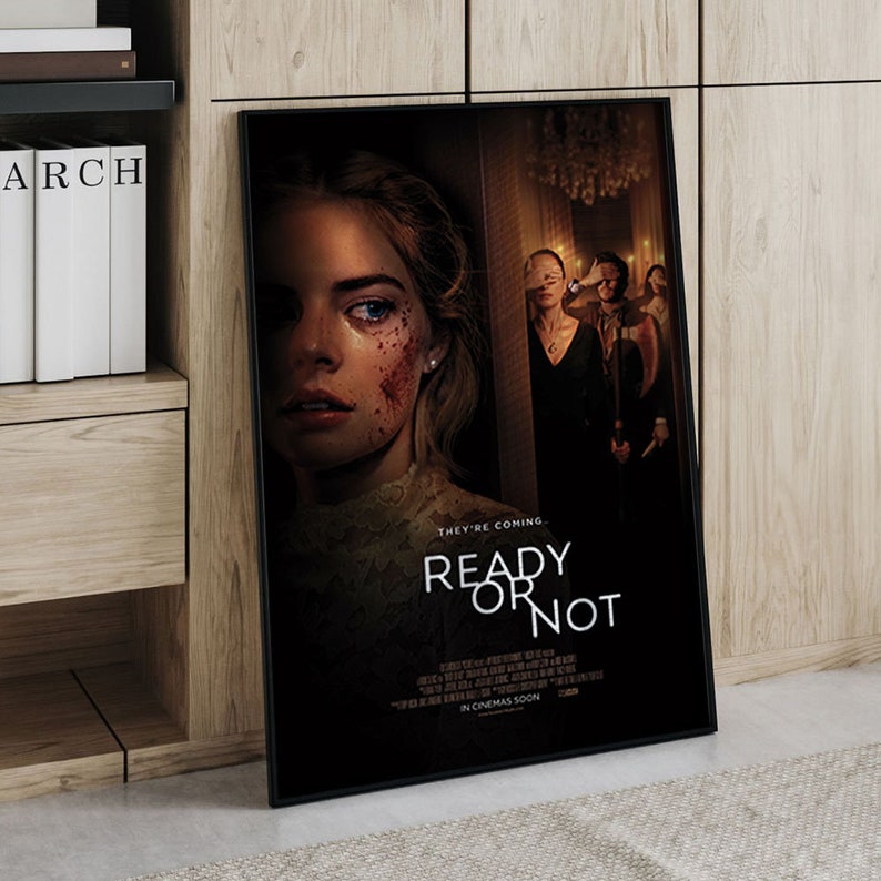 Ready or Not 2019 Movie Poster, Wall Decor, Space Decoration, Canvas ...