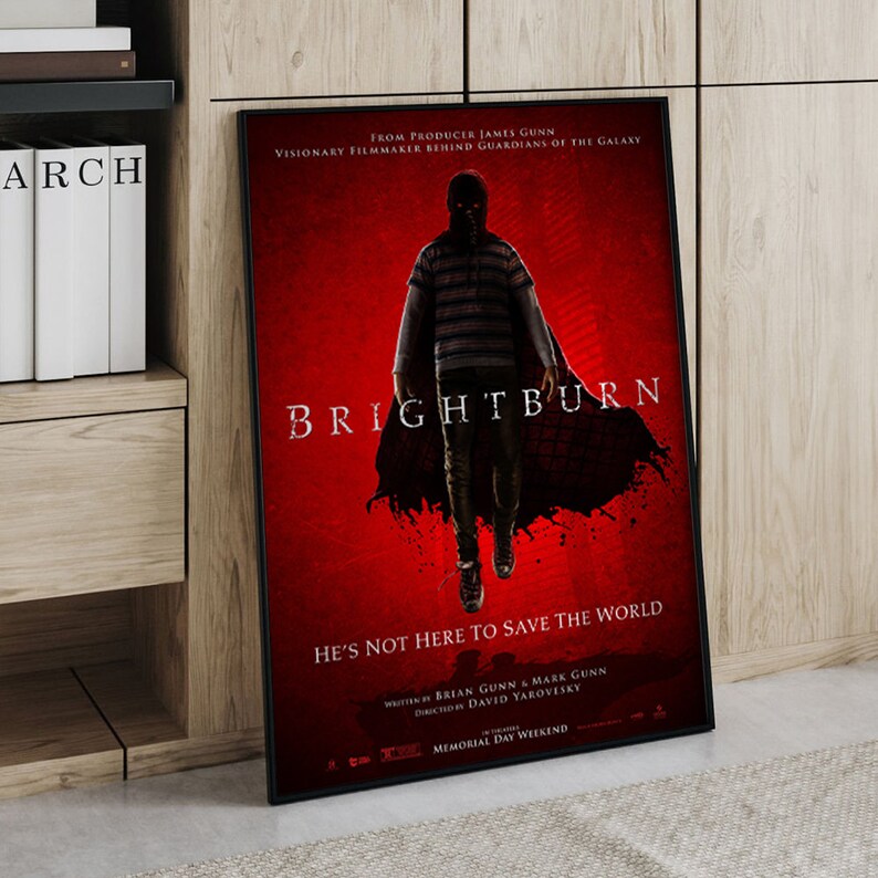 Brightburn Horror Movie Poster He's Not Here to Save the World, Space ...