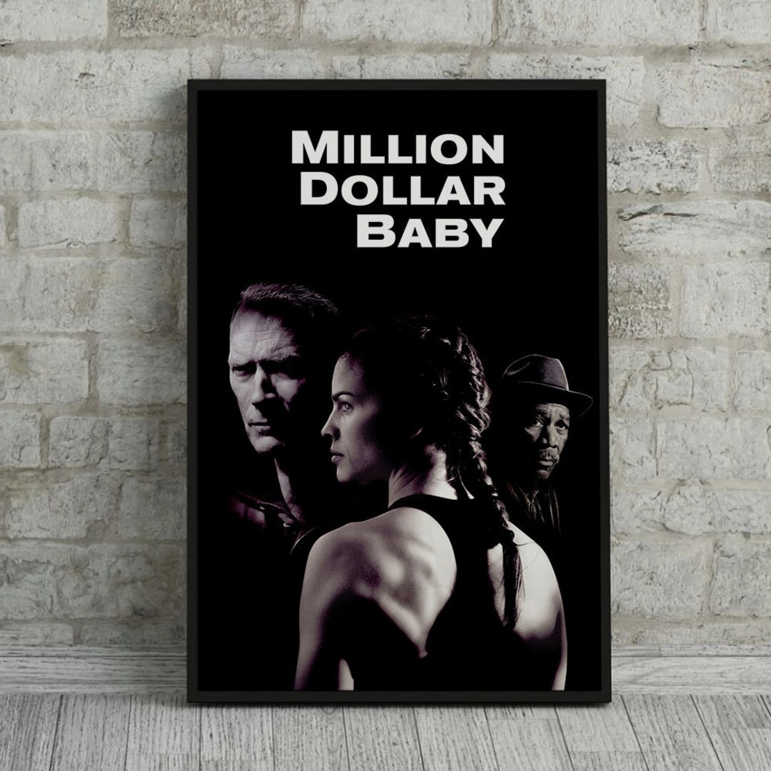 Million Dollar Baby Movie Poster, Wall Decor, Space Decoration, Canvas ...