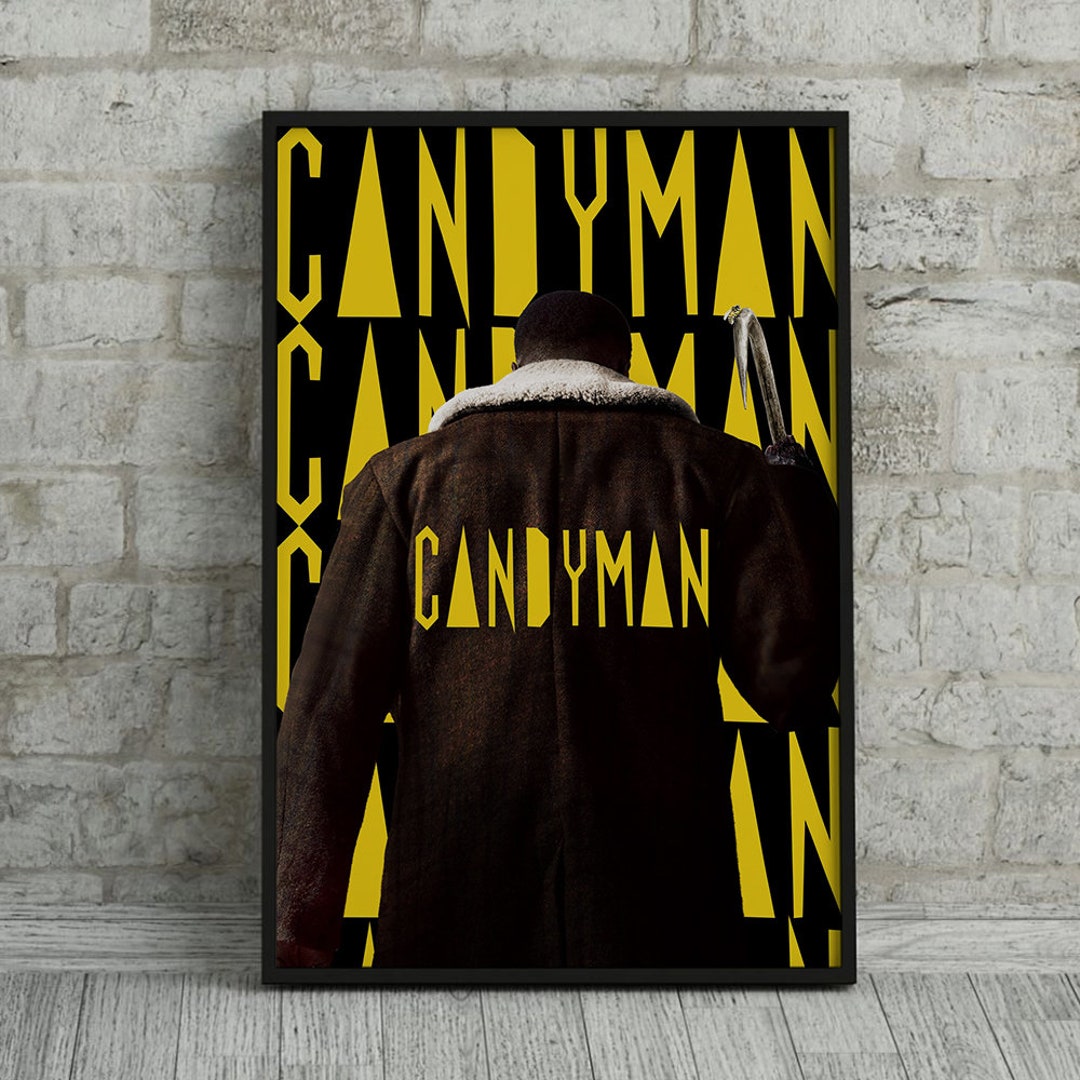 Candyman Movie Poster, Wall Decor, Space Decoration, Canvas Print, Fans ...