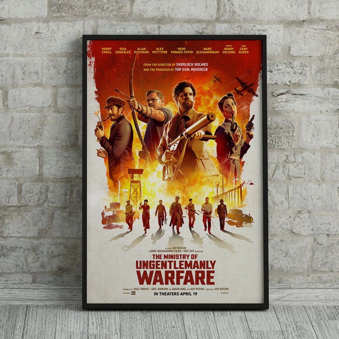 The Ministry Of Ungentlemanly Warfare 2024 Movie Poster Space