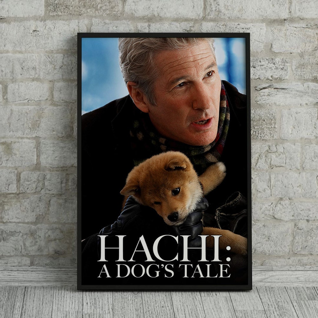 Hachi A Dog's Tale Movie Poster, Wall Decor, Space Decoration, Canvas ...