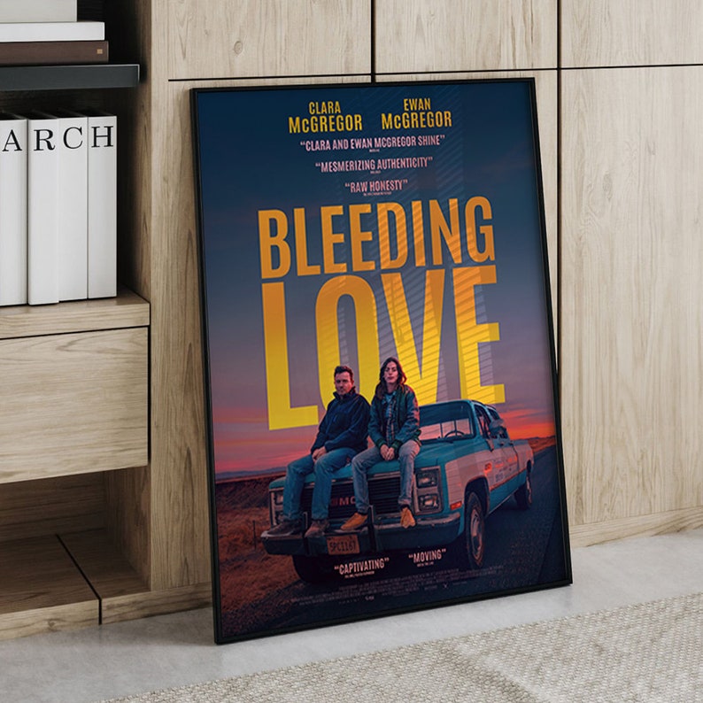 Bleeding Love 2024 Movie Poster, Wall Decor, Space Decoration, Canvas ...