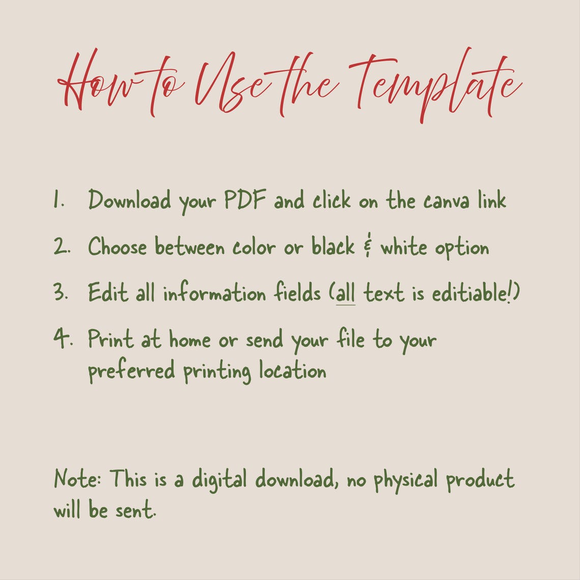 LDS Christmas Sacrament Program | Church Holiday Template (editable ...
