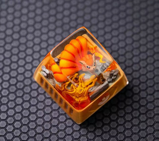 Pokemon Artisan Keycap Mimikyu Bulbasaur Clefairy Eevee Mewtwo Gastly ...
