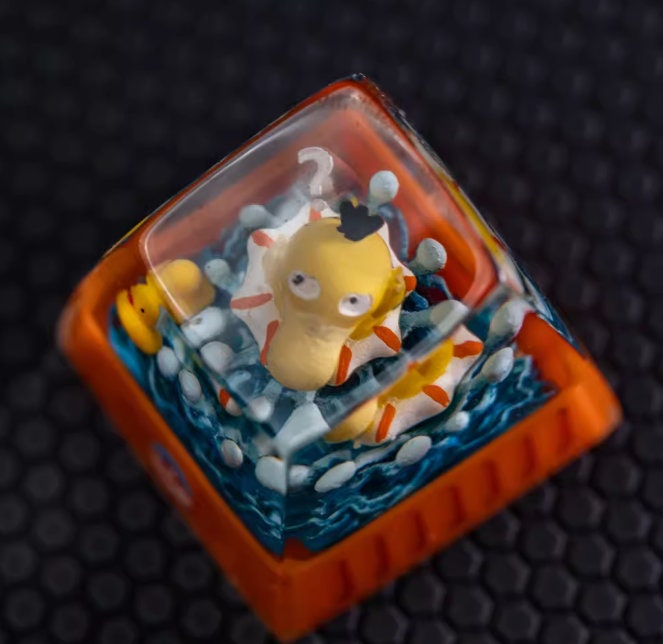Pokemon Artisan Keycap Mimikyu Bulbasaur Clefairy Eevee Mewtwo Gastly ...