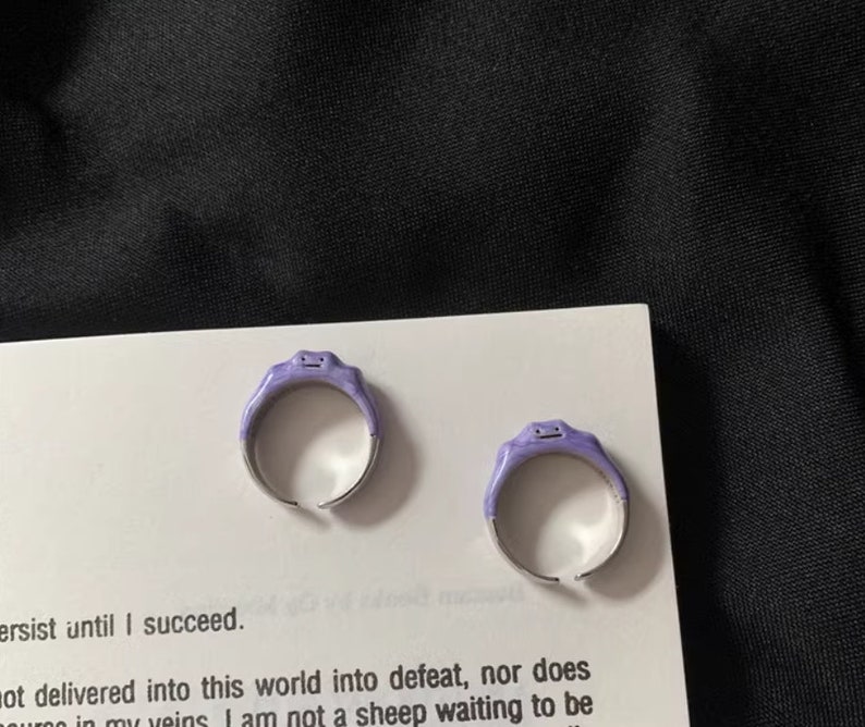 Pokemon Ditto Ring | Cute Accessories | Adjustable Jewelry - Etsy