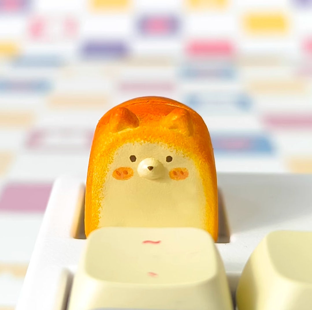 Doge Dog Bread Artisan Keycap | Cute Keycaps | Cherry MX Mechanical ...