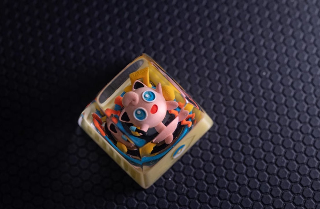 Pokemon Artisan Keycap Mimikyu Bulbasaur Clefairy Eevee Mewtwo Gastly ...