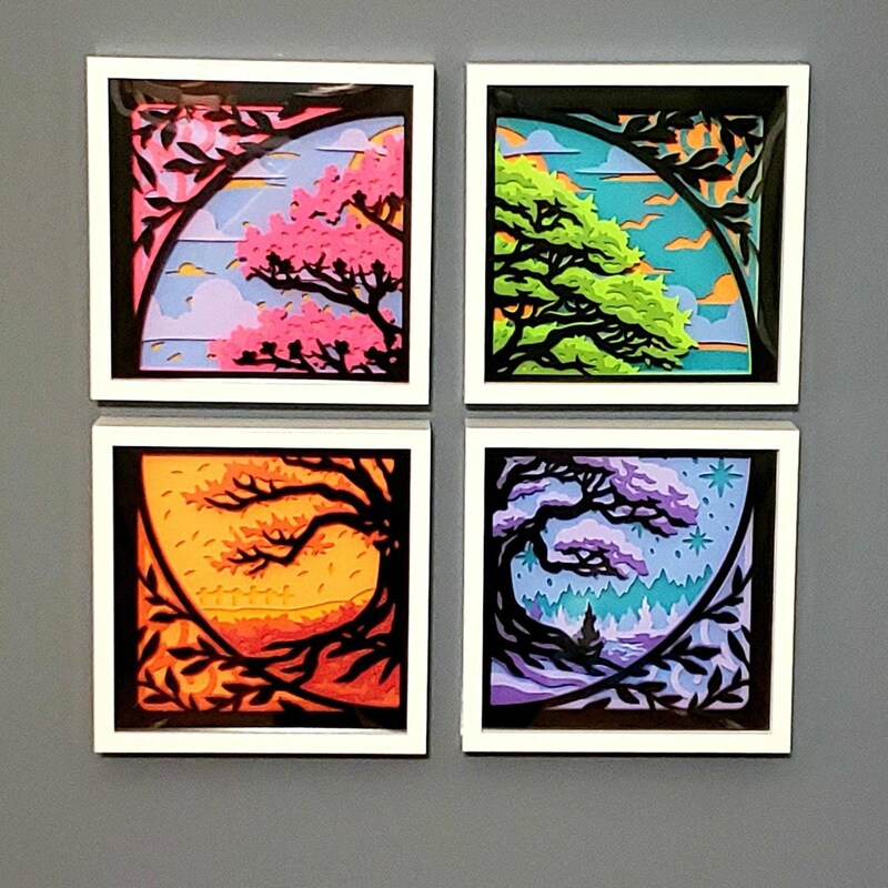 Four Season Tree - Etsy