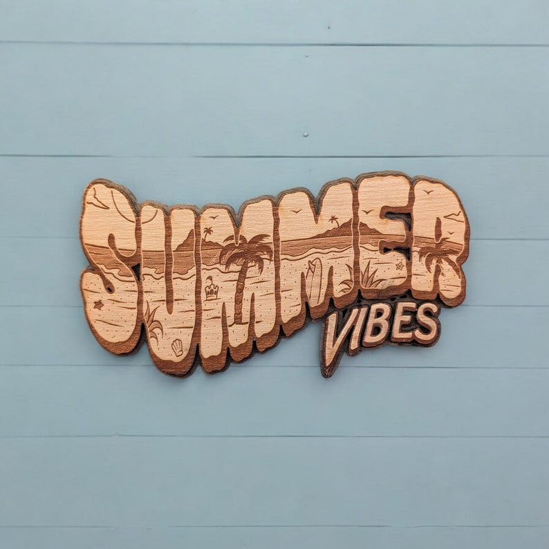 Summer Time Vibes Sign - Etsy