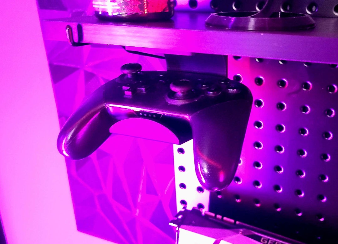 Under Desk Controller Holder, Under Desk Headset Holder, Headset Mount ...