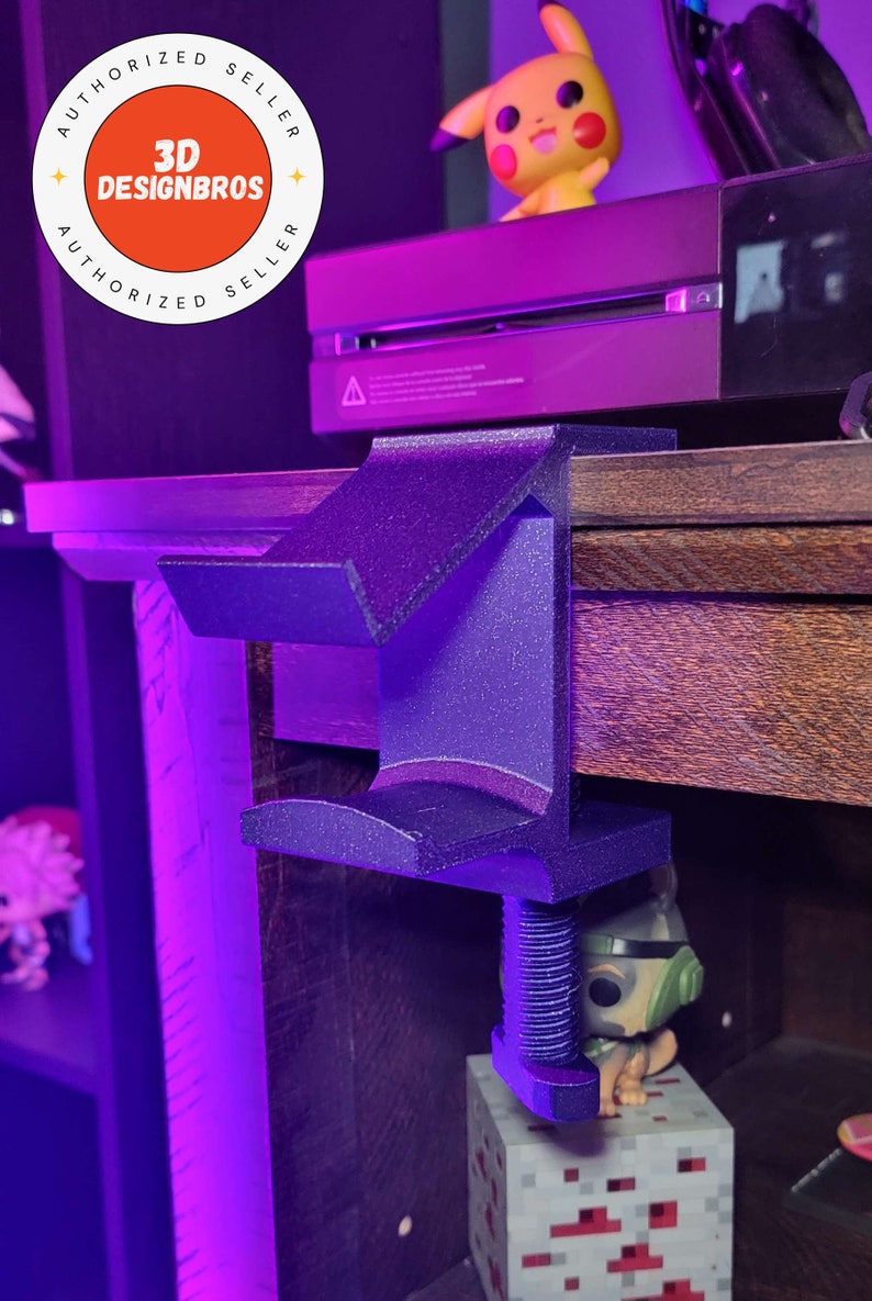 Headphone and Controller Desk Clamp, Headset Desk Clamp, Controller ...
