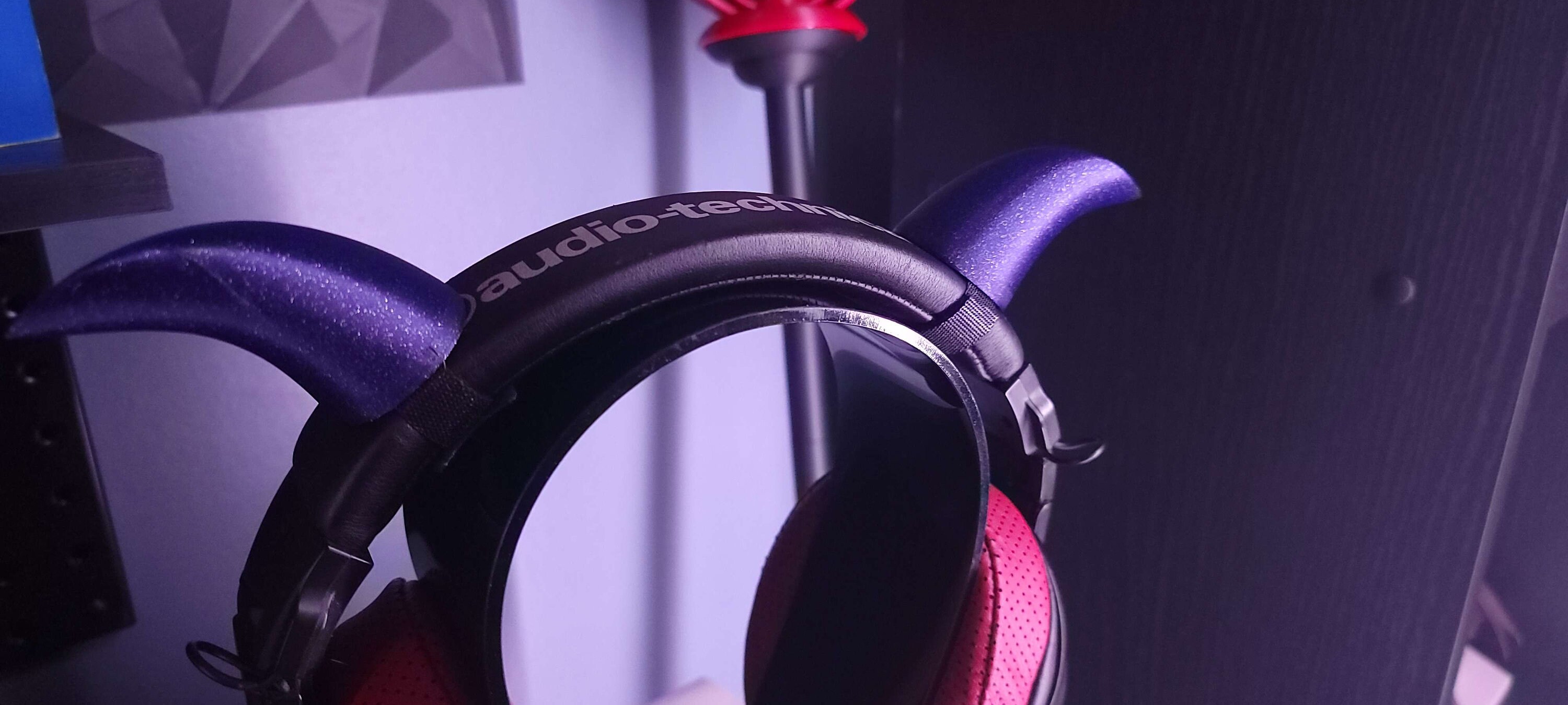 Devil Headset Horns, Headset Horns, Devilish Horns for Headset, Demon ...