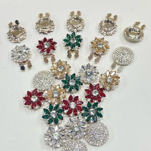 Crystal Buttons - Etsy