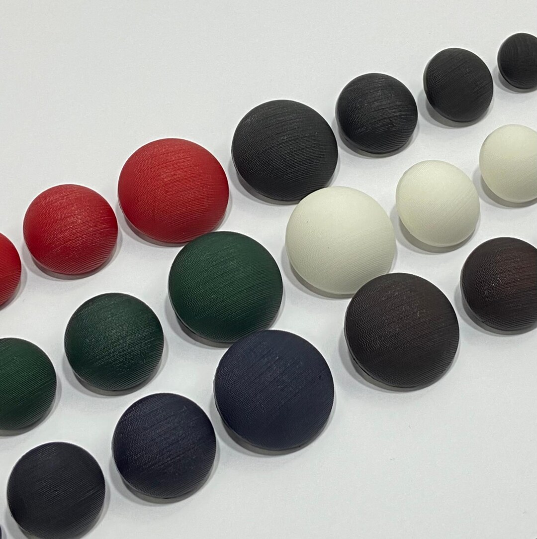 Italian Dome Button / Matte Dome Appearance Button / Plastic Button in ...