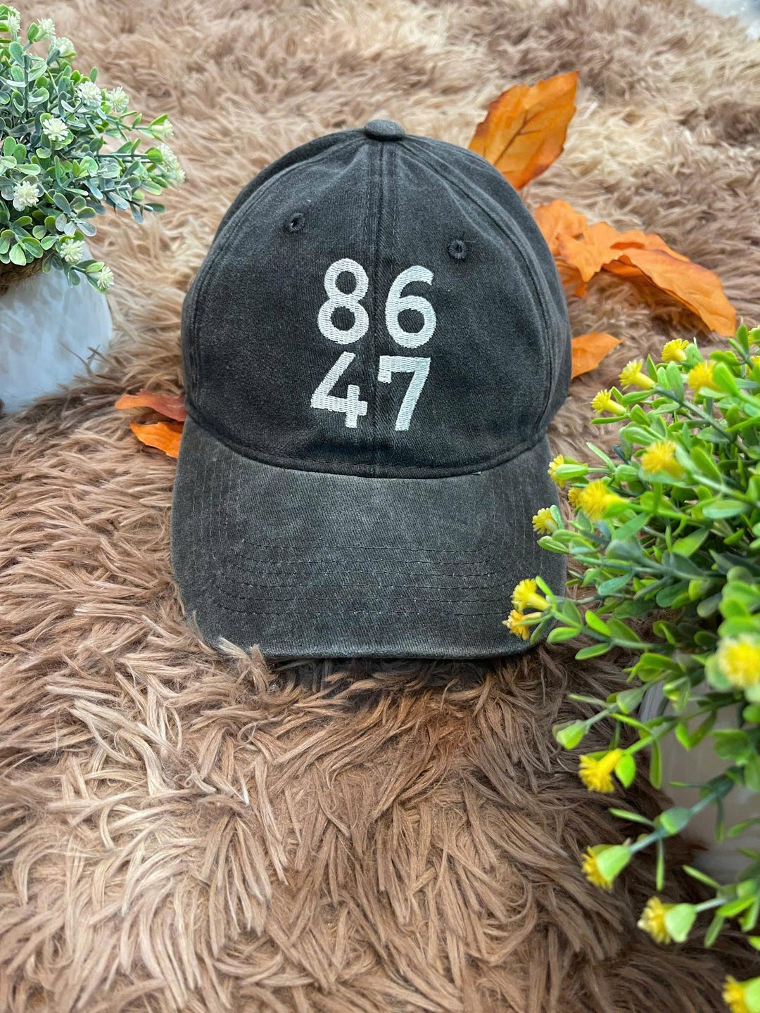 Embroidered 8647 Subtle Anti Trump Hat, F*ck Trump Hat, 8647 Hat, Trump ...