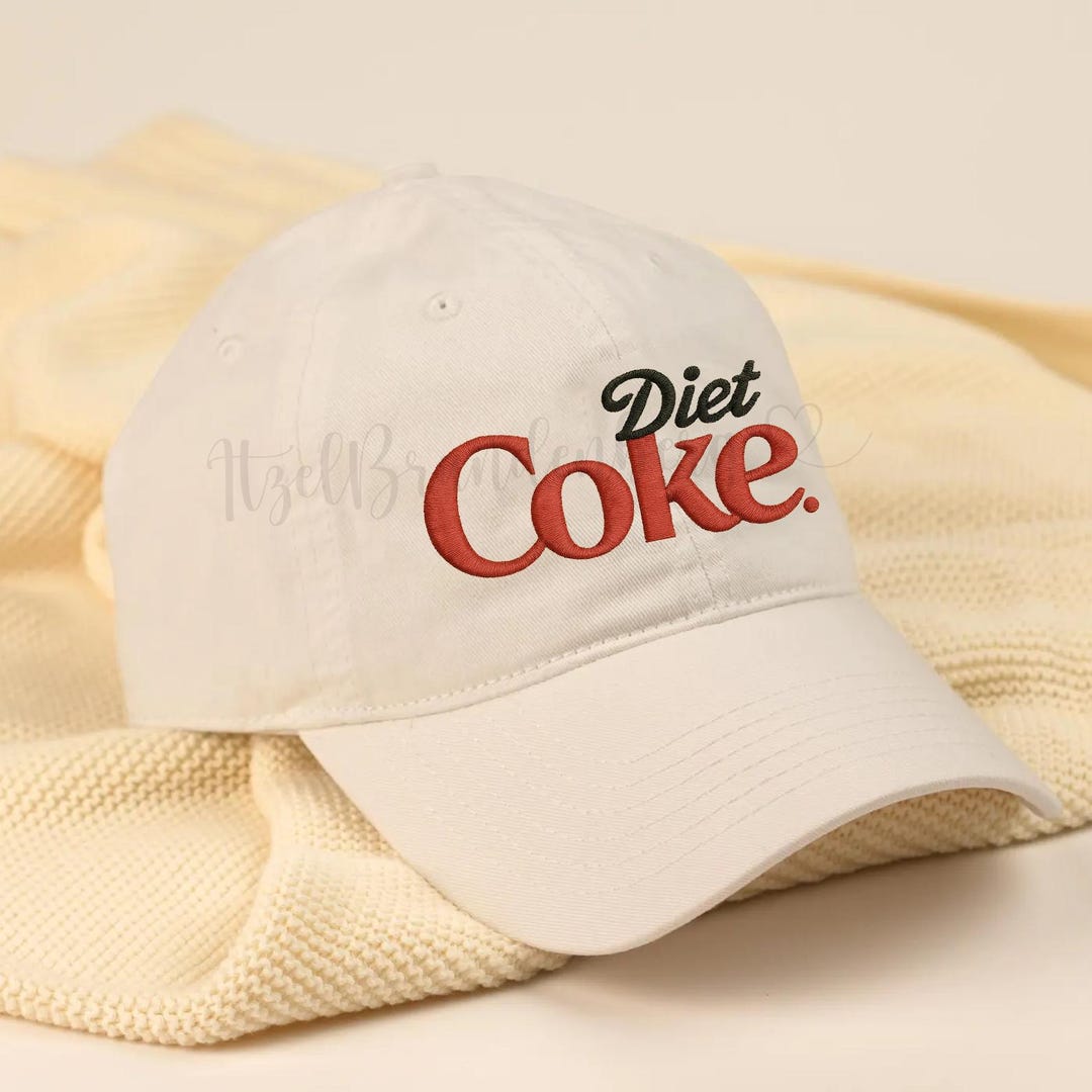Diet Coke Embroidered Hat, Embroidery Coke Zero Cap, I Need Diet Coke ...