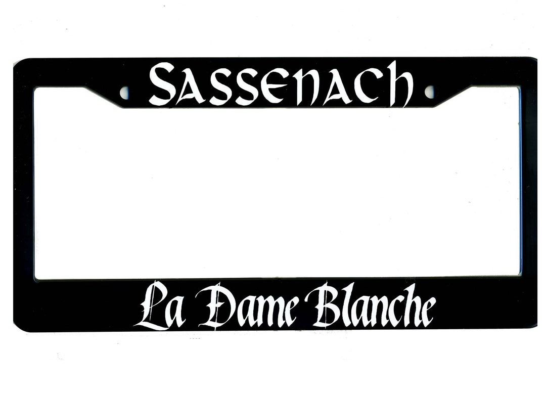 OUTLANDER Themed License Plate Frame Free Shipping - Etsy