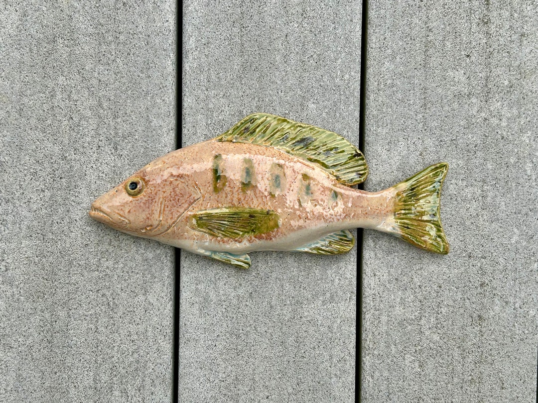 Ceramic Fish, Snapper - Etsy