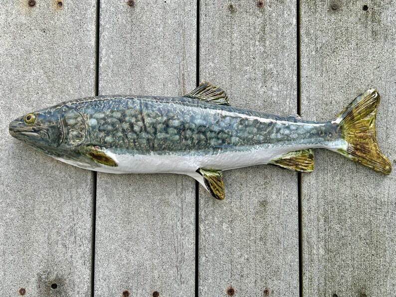 Ceramic Fish, Lake Trout - Etsy