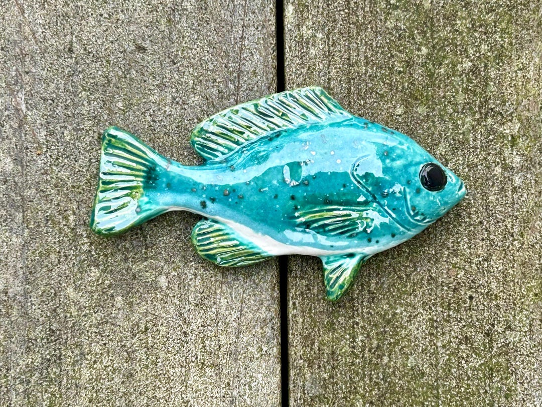 Ceramic Fish Wall Hanging, Sunfish - Etsy
