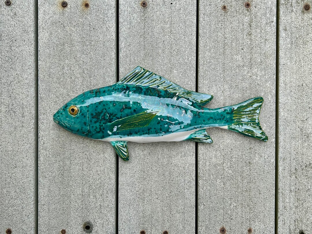 Ceramic Fish, Snapper - Etsy