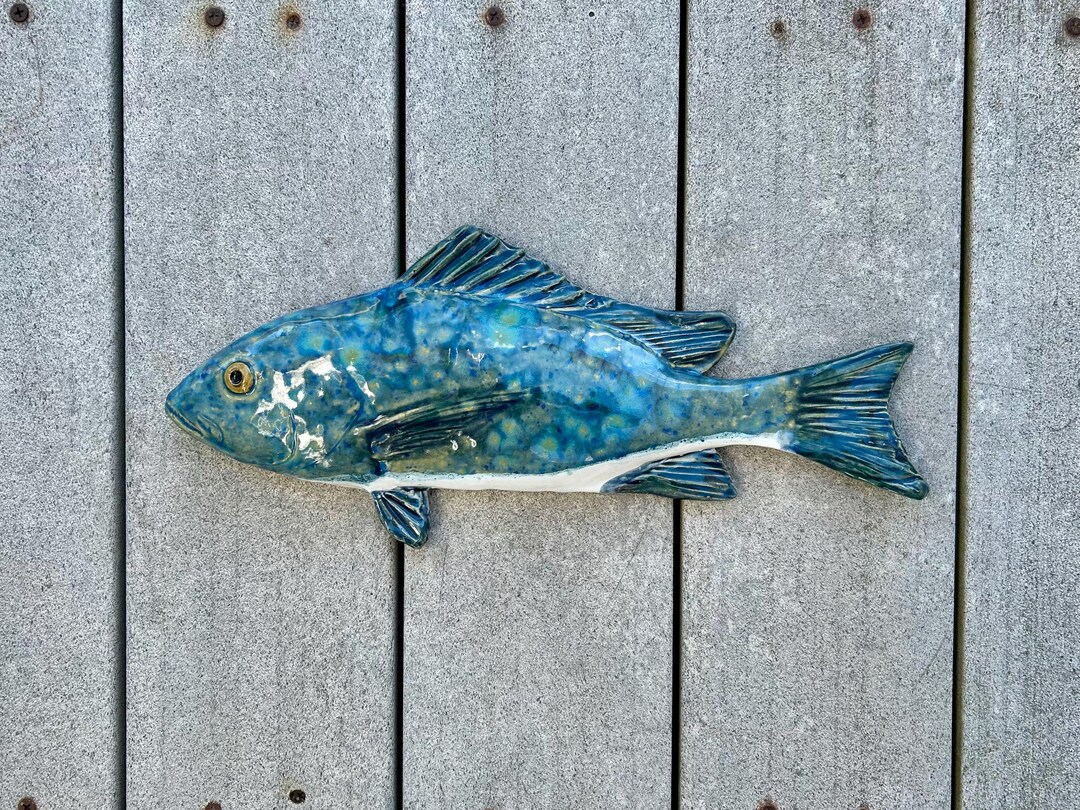 Ceramic Fish Wall Hanging, Snapper - Etsy