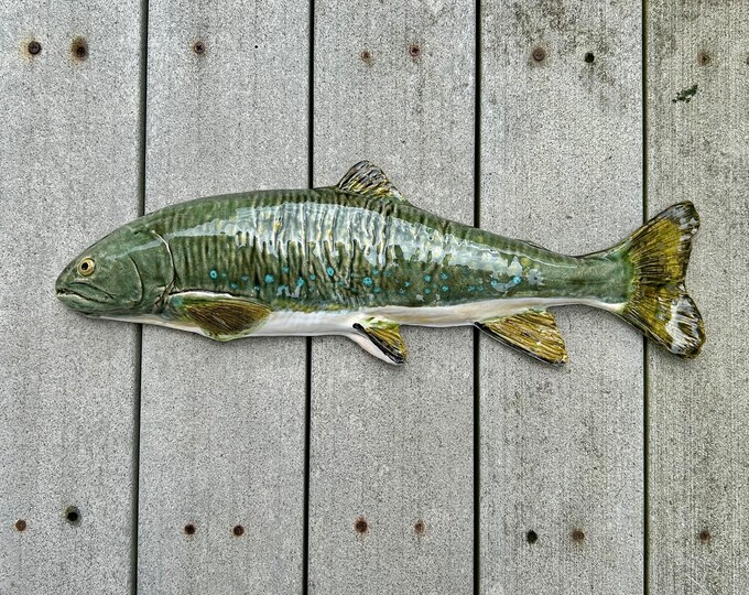Seabass Ceramic Fish Art Decorative Wall Hanging - Etsy