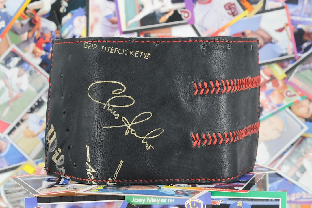 Vintage Wilson Chris Sabo Baseball Glove Tri-fold Wallet - Etsy