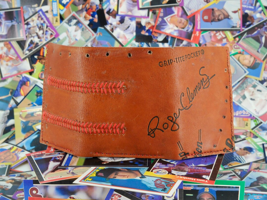 Vintage Wilson Roger Clemens Baseball Glove Tri-fold Wallet - Etsy