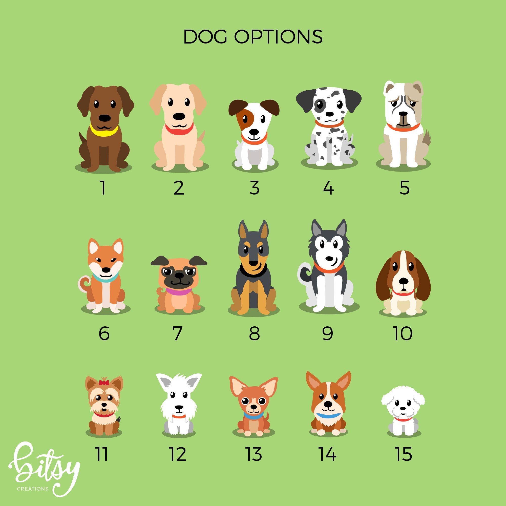 Dog Food Mat Personalized Cartoon Dog With Pet's Name | Etsy