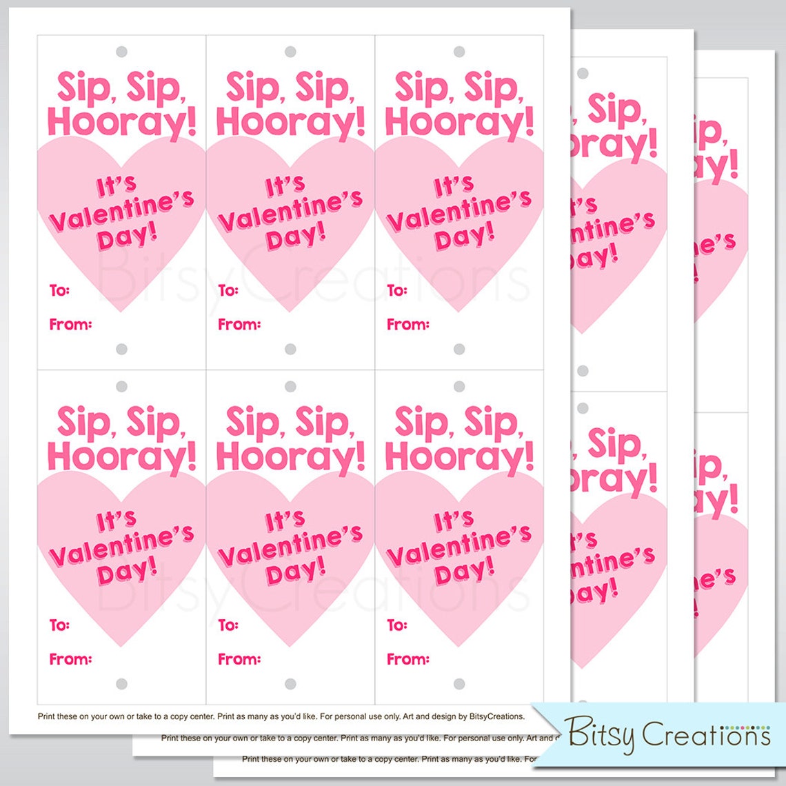 PRINTABLE Valentine Silly Straw Cards for Valentine's Day - Etsy