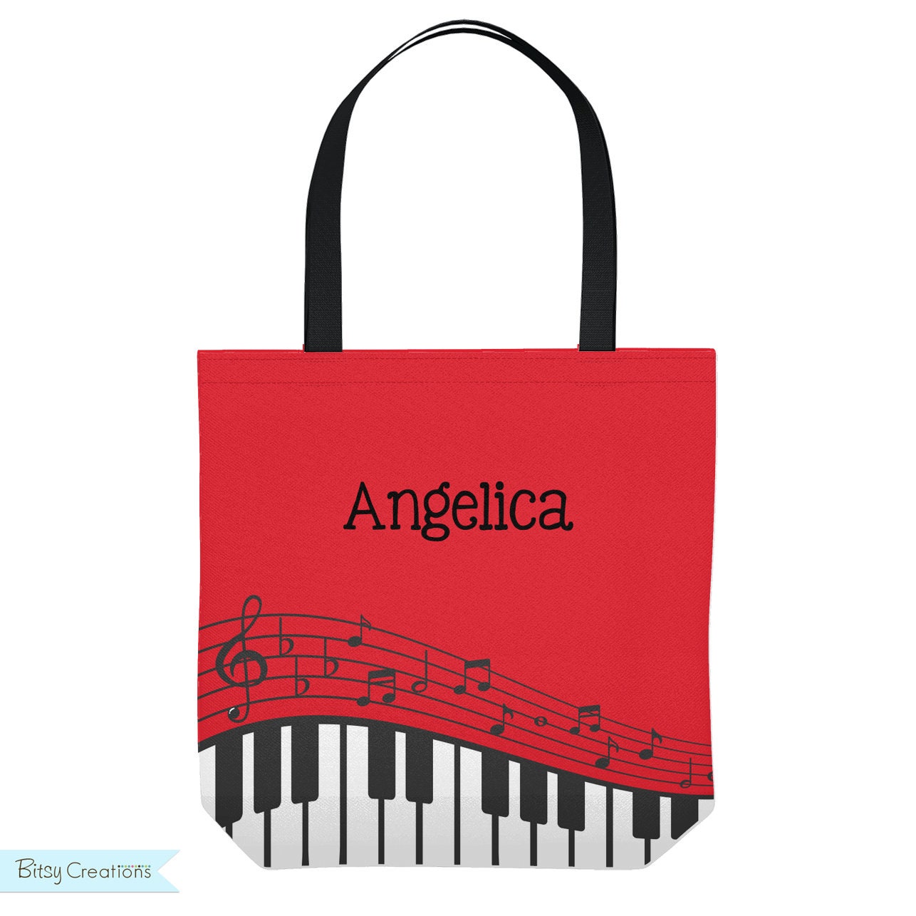 Piano Lesson Bag - Personalized Tote Bag for Kids - Music Lessons ...