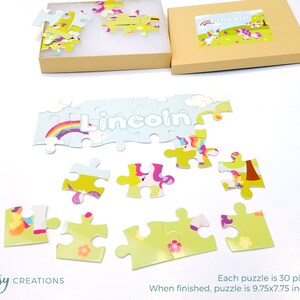 Personalized Puzzle for Kids - Beach Puzzle - Jigsaw Puzzle With Child ...