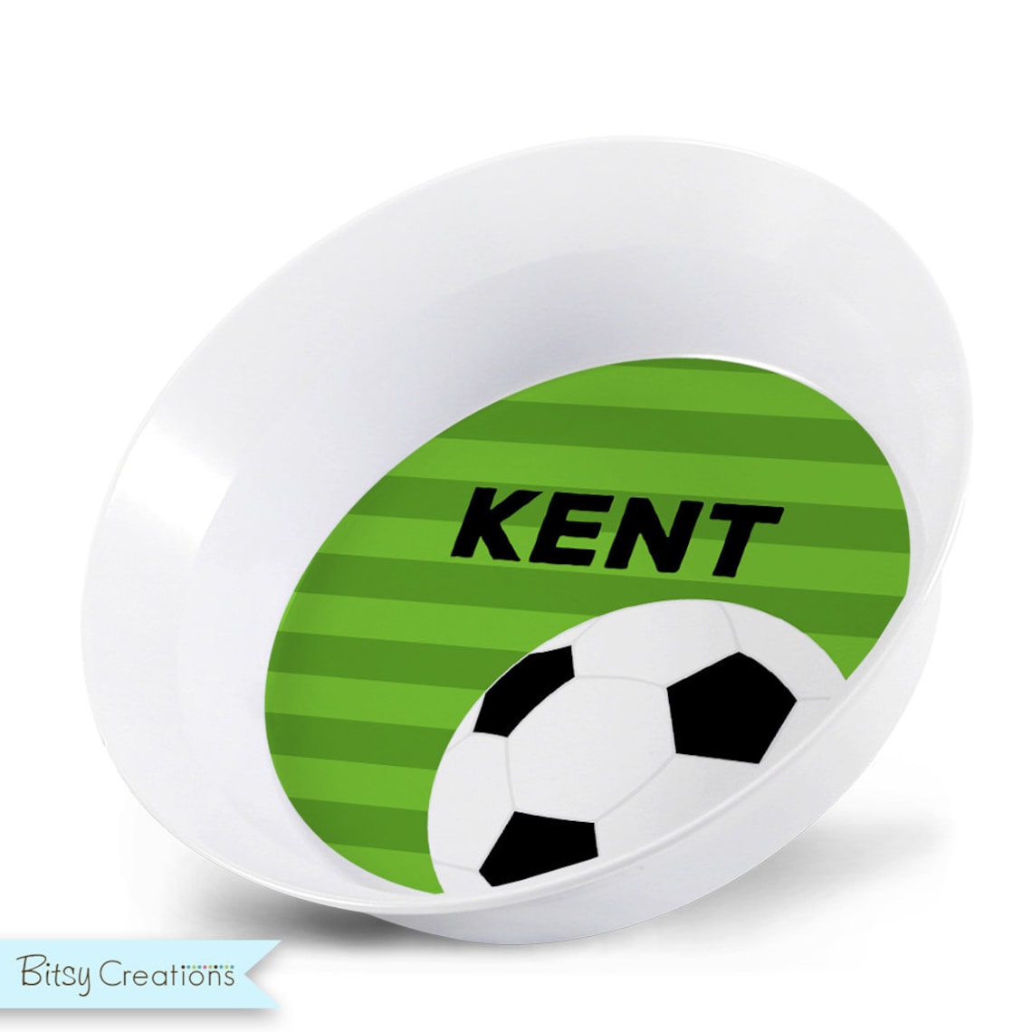 Soccer Ball Plate Child's Plate Child's Bowl | Etsy