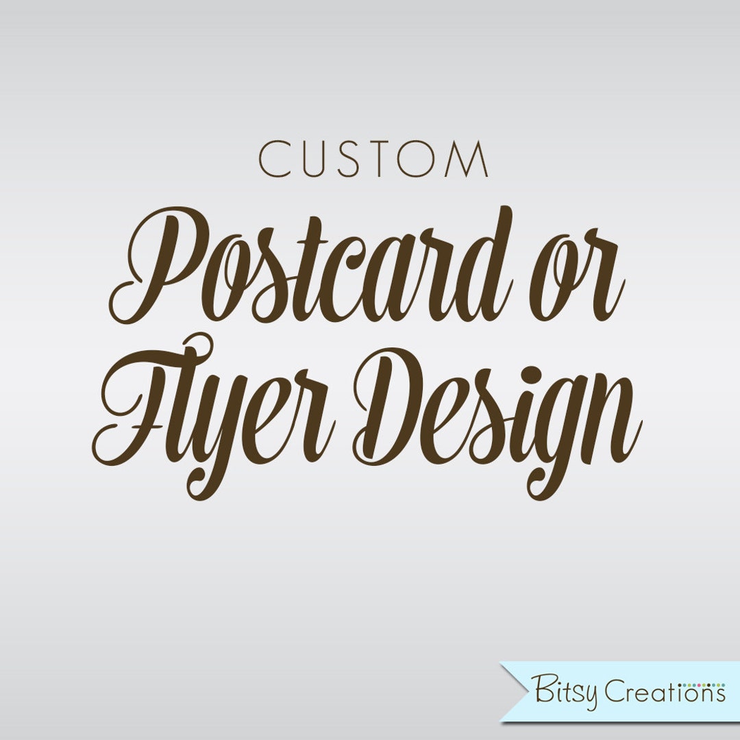 Custom Postcard Design - Designed for Your Business - Promotional ...