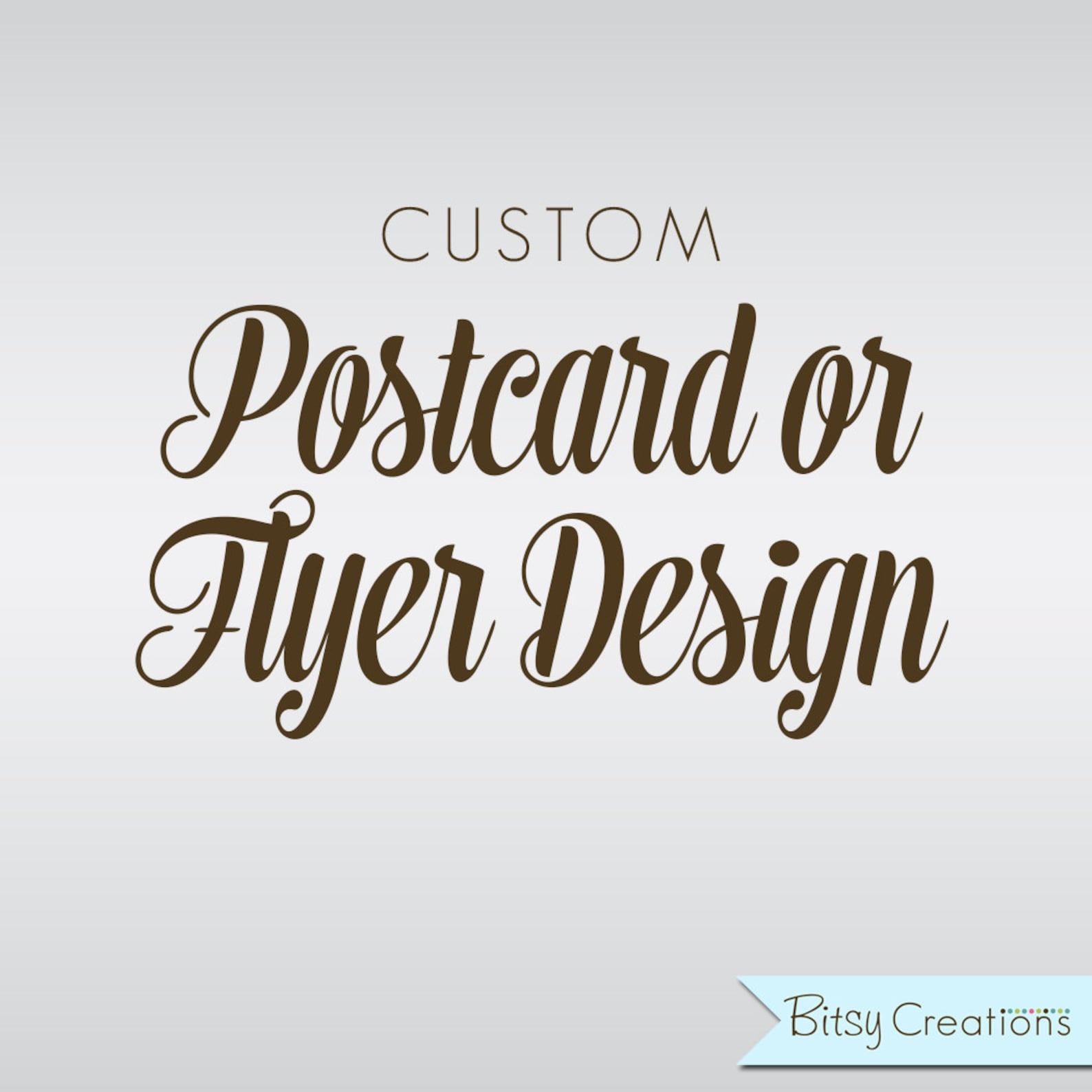 Custom Postcard Design Designed for Your Business - Etsy