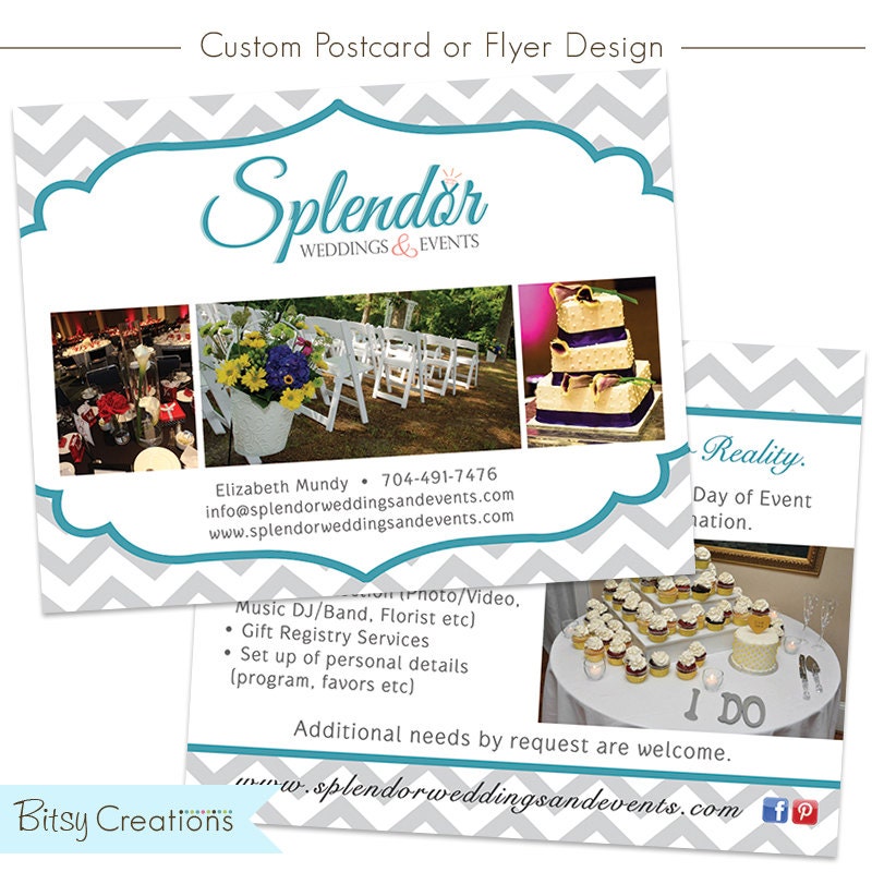 Custom Postcard Design Designed for Your Business - Etsy