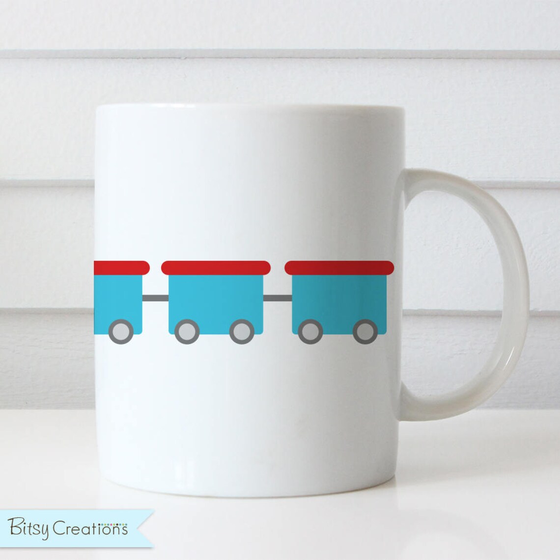 Plastic Train Mug for Kids - Personalized Train Cup With Child's Name ...